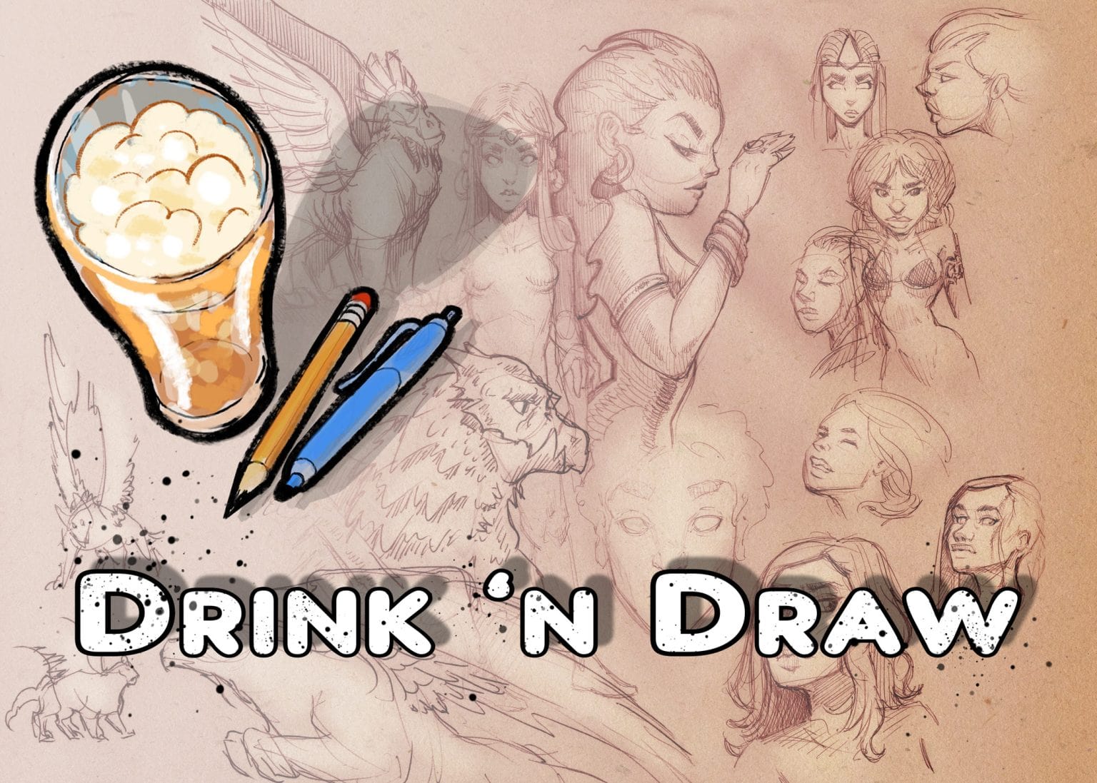 Drink 'N Draw at Red Bird Brewing - All Artists Welcome!