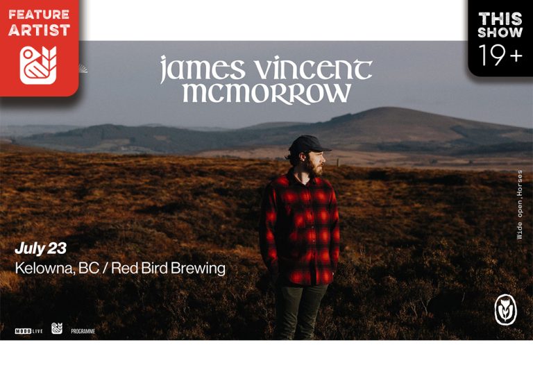 James Vincent McMorrow Live at Red Bird Brewing Kelowna