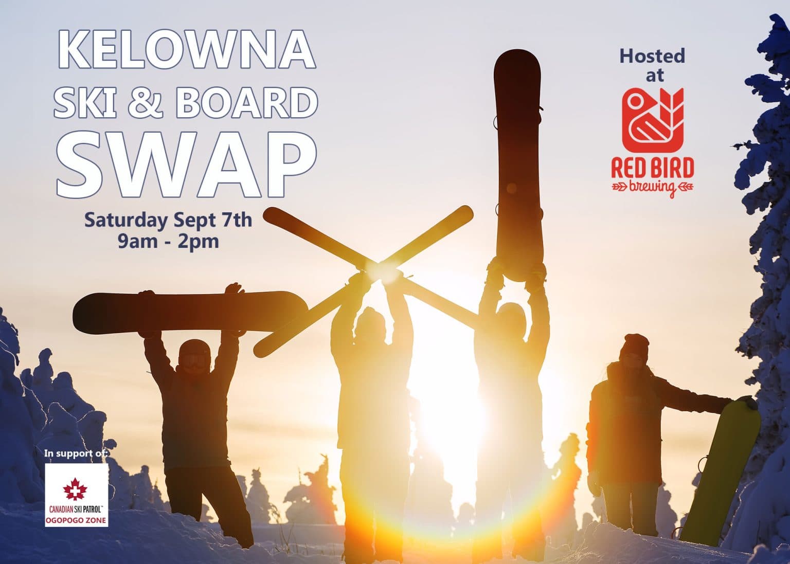 Ski & Snowboard Swap at Red Bird Brewing - Gear Up & Save!
