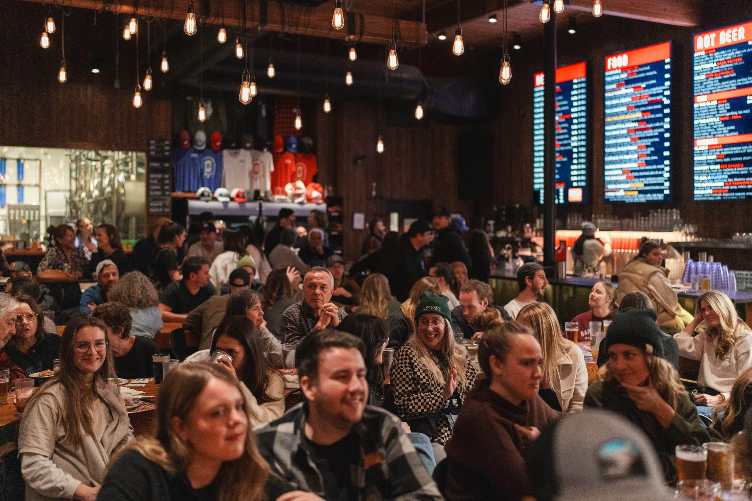 Fire Pit & Table Reservations at Red Bird Brewing, Kelowna